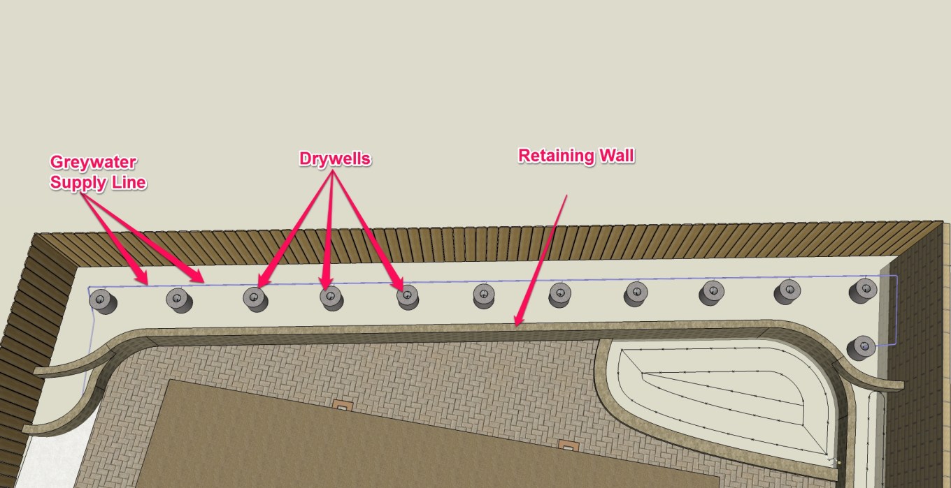 Installing The Laundry Greywater Irrigation System | Frank's Home ...